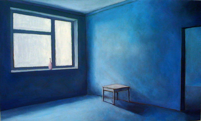 Artwork In Blue Room